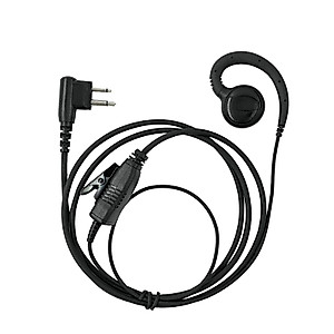 RLN6423 Earpiece Earloop Headset Replacement for PR400 RDU2020 CP200 CP185 RDV2020 RDV2080D RDV4100 RDV4160D RDV-5100 Radio