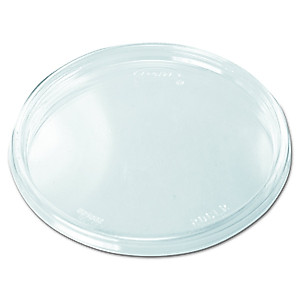 Dart 20DLCR Clear Non-vented Dome Lid (Case of 1000)