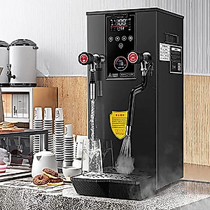 KJLYLPP 12L Commercial Multi-Purpose Milk Frother, Electric Milk Foam Maker LED Display for Espresso Coffee Tea Coffee Shop Dessert Shop Hotel Milk