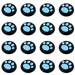 16pcs Rocker Cap Cat Claw Joystick Cases Nonslip Joystick Covers Silicone Joystick Cases Lovely Protection Covers Adorable Joystick Covers Wear-Resistant Joystick Caps