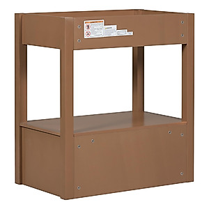 Lunanniu 30" Bathroom Vanity Without Sink, Freestanding Bathroom Vanity Cabinet No Sink 2 Drawer, Open Shelf Modern Design Brown