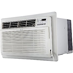 LG 10,000 BTU Through the Wall Air Conditioner, 115V, Cools up to 440 Sq. Ft. for Bedroom, Living Room, Apartment, with Remote, 3 Cool & Fan Speeds, Wall AC Unit, White