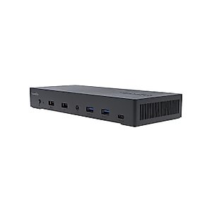 VisionTek VT4950 USB C KVM Docking Station - 1x HDMI, 2x DP, 4x USB, 1x USB-C, Audio, Ethernet, 100W PD to Each Host for Windows/MacOS