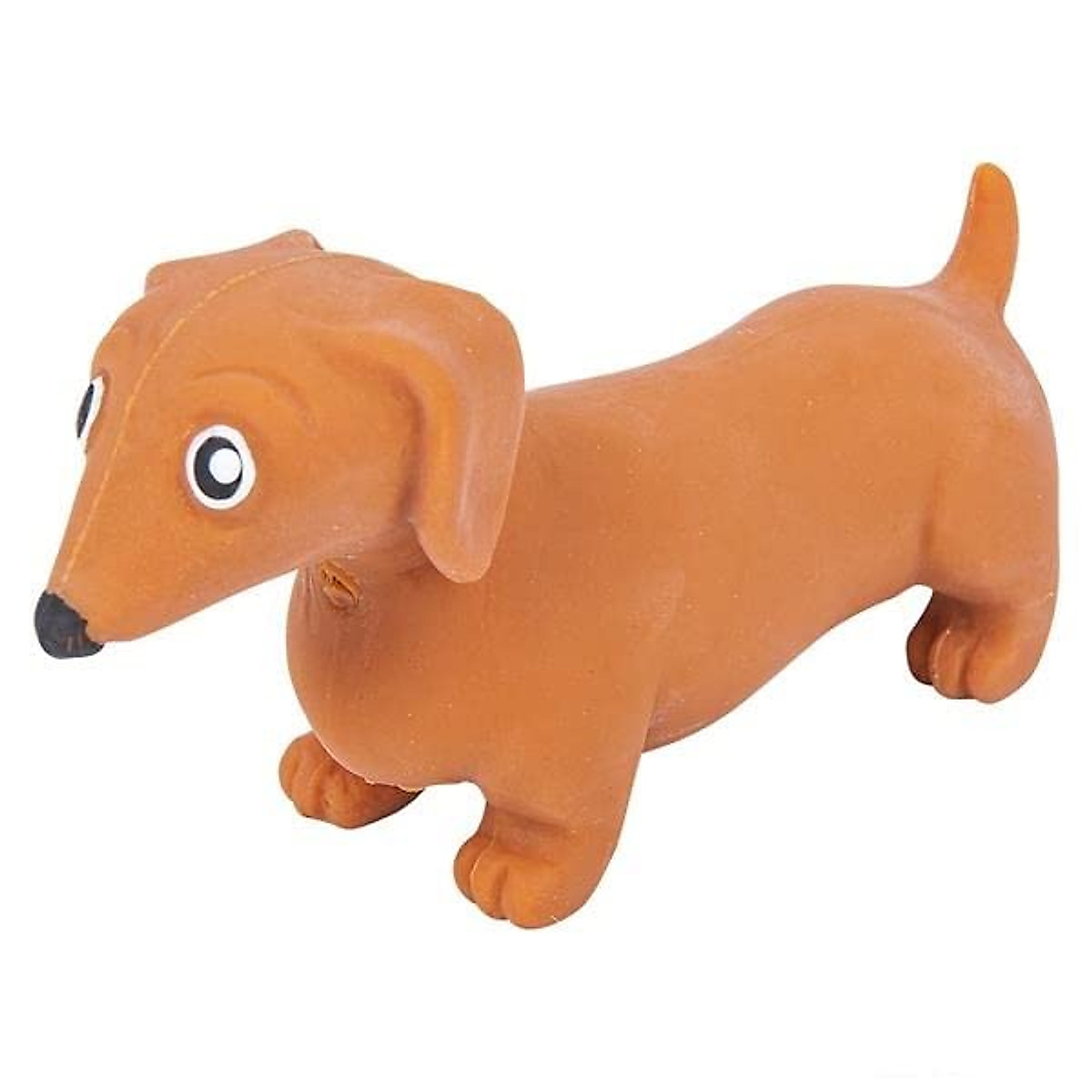Dachshund Dogs 4 Pack Stretchable Squeezy -Fidget- Anxiety-Stress Reliever, – Party Favor, Accessory, Goody Bags, Prizes, Piñatas, Stocking Stuffers, Carnivals