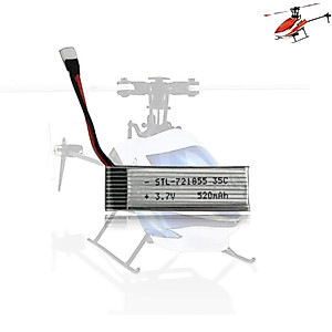 Muicook Remote Control Car Accessory 3.7V 520mAH 35C Battery Part for V977 V966 V930 XK-K110 RC Modle Christmas Toy Car Accessory for Children