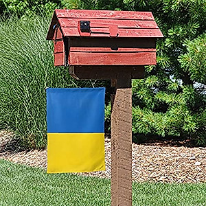 Flag of Ukraine Garden Flag Small Vertical Double Sided Seasonal Outside Ornament for Yard Farmhouse 12.5"x18"