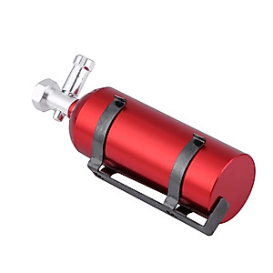 RC Car Fire Extinguisher, Simulation Metal Mini Fire Extinguisher Toy for CC01 / SCX10 / -4 / D90 RC Crawler Car