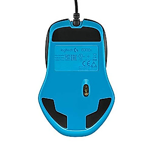 Logitech G300s Optical Ambidextrous Gaming Mouse – 9 Programmable Buttons, Onboard Memory