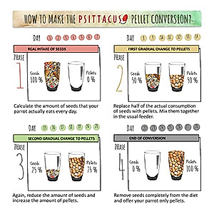 Psittacus Micro 2.2 lb | Complete Diet for Parakeets, Cockatiels and Australian Parakeets | Premium Food for Birds, 100% no-GMO