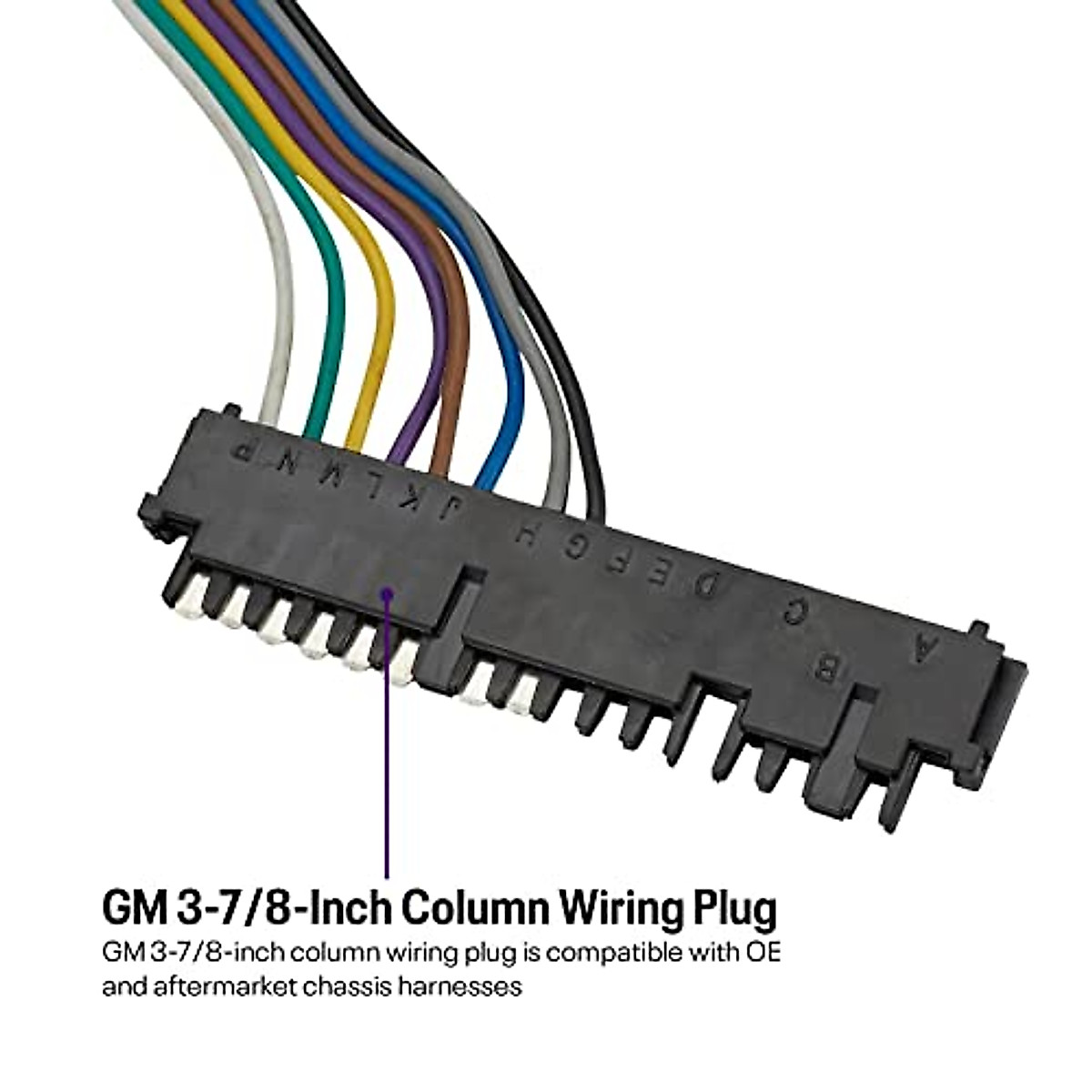 Universal Keyed GM Tilt Steering Column, Floor Shift, 28" Chrome