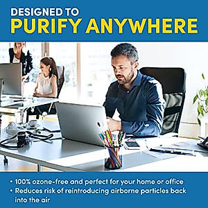VEVA Air Purifier Filter Replacement - 6 Pack of HEPA Air Filters w/ 8 Precut Activated Carbon Pre-Filters, Compatible with Honeywell HPA300 Purifiers & Filter R, HEPA Filter and Pre filters