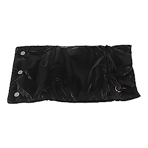 CHICIRIS Graphene, Down Cloth Portable Electric USB Cold Proof Explosion Proof High Efficiency for Travel for Office (Black)