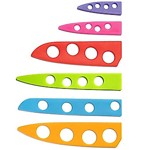 CHEF'S VISION Blade Keepers Protective Knife Covers for the Wildlife Series Knives - Knives Not Included - Color Blade Cover Sheaths for Kitchen Knives - Blade Guards to Protect your Wildlife Knives