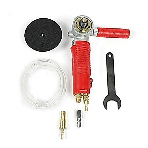 4" Pneumatic Wet Stone Polisher Air Wet Marble Grinder Granite Wet Air Sander 4300RPM
