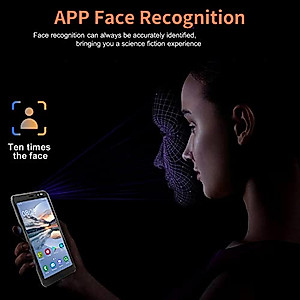 Unlocked Smartphone, 5.45" HD Screen Face Unlock Smartphone Carrier Cell Phone, 512MB+4GB, 1500mAh, Dual SIM Unlockd Cell Phones Green Mobile Phone