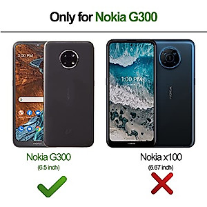 B-wishy Nokia G300 5G Glitter Case - Slim Butterfly Floral TPU, Luxury Bling Diamond, Ring Stand + Strap (Rose Gold)