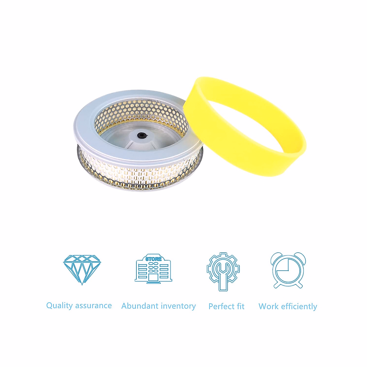 Kvjicdo GX690 Air Filter Compatible with Hnoda GX630 GX660 Engine Rep 17210-Z6L-010 (2 Pack)