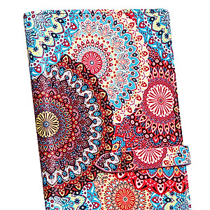 KUKOO Women Wallet Ultra Slim RFID Credit Card Holder Thin Bifold Clutch Checkbook Wallets with Zipper Pocket