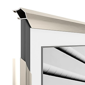 Frame My TV Deco TV Frames Alloy Prismatic - German Silver Bezel Compatible ONLY with Samsung The Frame TV (55", Fits 2021-2024 Frame TV)