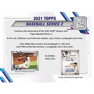 Topps 2021 Series 2 Baseball Hanger Pack