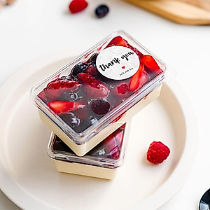 Thank You Stickers Rolls Pack with Love Thank You Labels Stickers for Small Business Sealing Stickers Thank You Labels for Envelopes & Gifts Sign Decoration for Weddings, Bridal Showers(500 Per Roll)