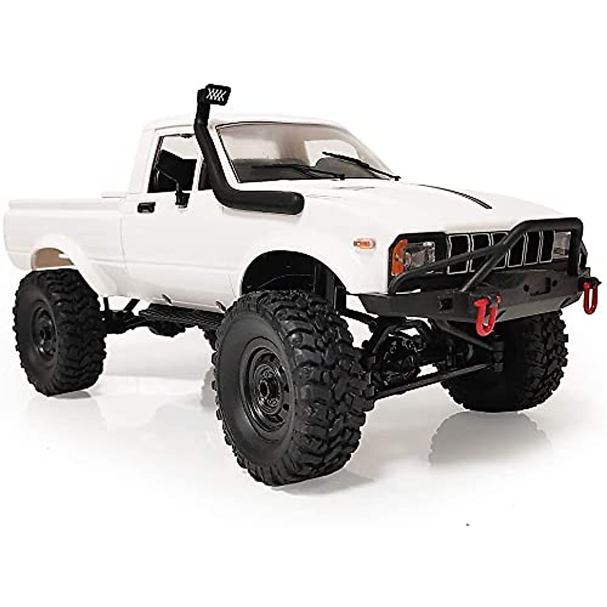 FMTStore WPL 1:16 C24-1 Upgrade Version Remote Control Car Full Scale 4WD Off-Road Truck with Headlight RC Car, Climbing Vehicle Speed Model Toys