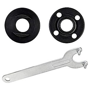 Topbuti 5" 5/8-11 Grinder Flange Angle Wrench Spanner Metal Lock Nut for Compatible with Dewalt Milwaukee Makita 193465-4 Bosch Black & Decker Ryobi