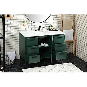 Elegant Kitchen and Bath 48 inch Bathroom Vanity Cabinet - Green