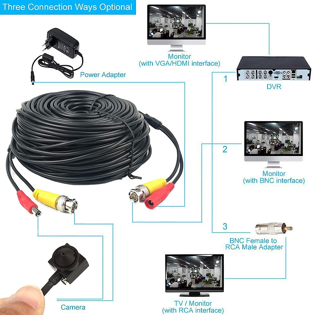 Vanxse® CCTV Hd Mini Spy Pinhole Security Camera 1000tvl Hidden Mini CCTV Surveillance Camera Indoor/Outdoor (VS-TN007)