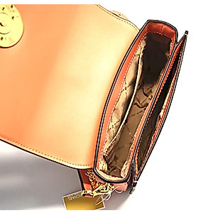 Michael Kors Carmen Small Flap Shoulder Crossbody Bag Sherbert