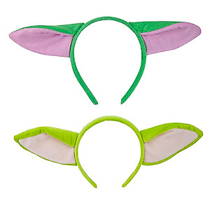 Big Ears Headband,Alien Headband,Headwear with Ears,Cute Decorative Hair Hoop for Hallowen,Cosplay (Yellow)