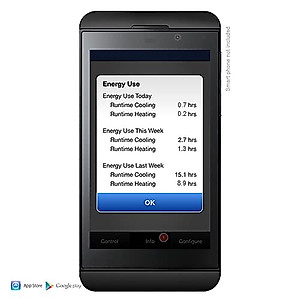 Venstar T7850 Colortouch 7 Day Programmable Thermostat with Built in Wifi (Replaces T5900 and Acc0454)