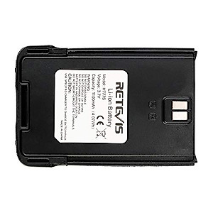 Retevis H-777S Walkie Talkies Battery,1100mAh Rechargeable Battery,3.7V 2 Way Radios Battery H-777S (not for H777) Walkie Talkies (1 Pack)