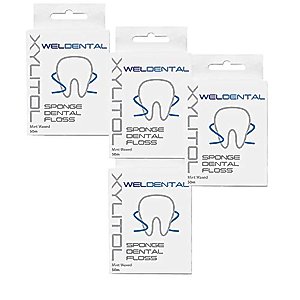 Weldental Xylitol Expanding Dental Floss 50m Available in Singles, 4-Packs, and 6-Packs