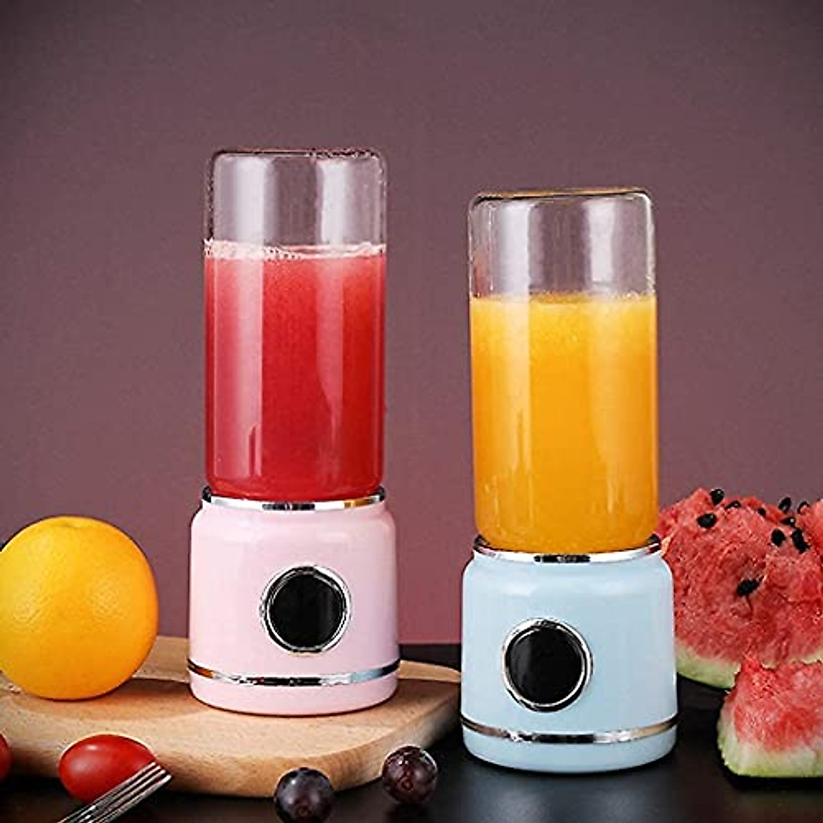 Water cup Electric juicer Blender Blender Blender Blender Food Processor Blender Blender Blender Blender Mini Portable Rechargeable Electric Juicer Can Squeeze Smoothie Juice Smoo ZJ666