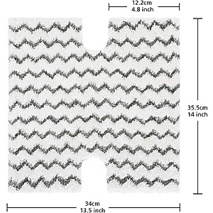 iSingo 4 Pack Steam Mop Pads Replacement for Shark Lift-Away Pro & Shark Genius Mop System Pocket Mop S3973 S3973D S3973WM S5001 S5002Q S5003A S5004 S5004W S6001W S6001WM S6002 S6002C S6003D S6003W