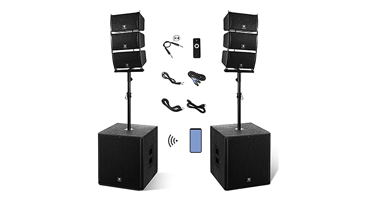 PRORECK Club 8000: 8000W PA System, DJ Speakers & Subwoofers