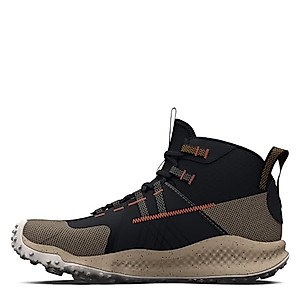 Under Armour Men's Charged Maven Trek, (001) Black/Sahara/Honey Orange, 12, US