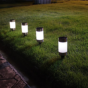 ZHUANYIYI 6pcs, Outdoor Solar Lights, Small Creative Gardens Plug Lawn Landscape Lights, Home Garden Pavement Waterproof Decorative Lights
