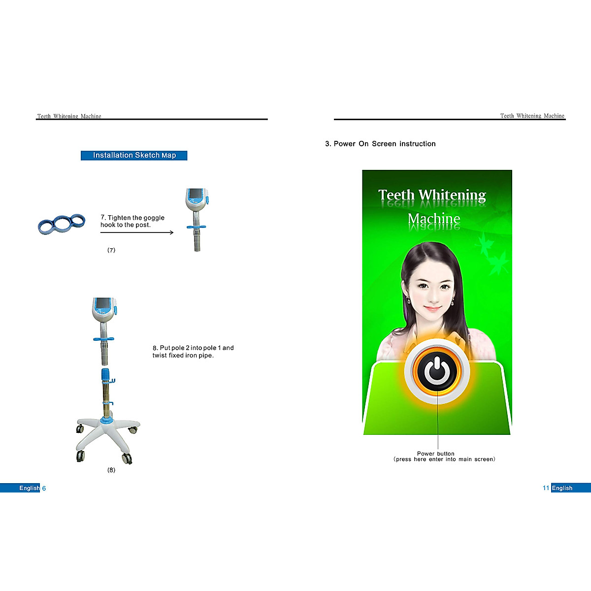 Doc.Royal Accelerator Machine LED Light Floor Mobile Lamp YF-888