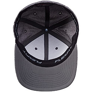 Hurley Men's Caps - Flexfit Curve Bill Baseball Cap - Summer Hats for Men (S-XL), Size Large-X-Large, Light Grey