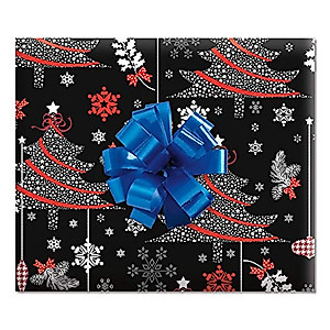 Current Decked Out Décor Christmas Rolled Wrapping Paper - Premium Jumbo 23-Inch x 32-Foot Gift Wrap Roll, 61 Square Feet Total