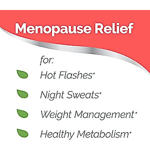 Estroven Weight Management for Menopause Relief - 30 Ct. - Clinically Proven Ingredients Help Manage Weight, Provide Night Sweats & Hot Flash Relief - Drug-Free & Gluten-Free Caplets