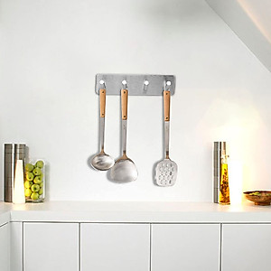 ArtHue Key Holder for Wall, Self Adhesive Key Hook for Wall, Stainless Steel Wall Mounted Key Holder for Kitchen,Bathroom, Hallway-Silver