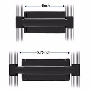 Geekria Car Headrest Mount Holder Gaming Accessories Compatible with Nintendo Switch/Switch OLED/Switch Lite/Cell Phone, or Other 5.5-10.5" Device, 180° Rotating Adjustable (Black)