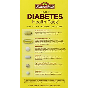Nature Made Diabetes Health Pack, 60 Packets
