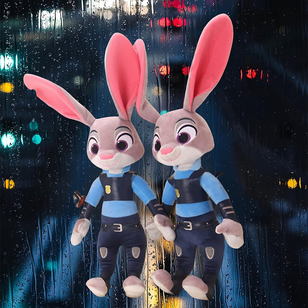 My Super Star Rabbit Stuffed Plush Toys Gifts for Friends Family Kids Christmas Halloween Chidlren Day 15'' Height Large (1 Piece) not Vacuum Sealed