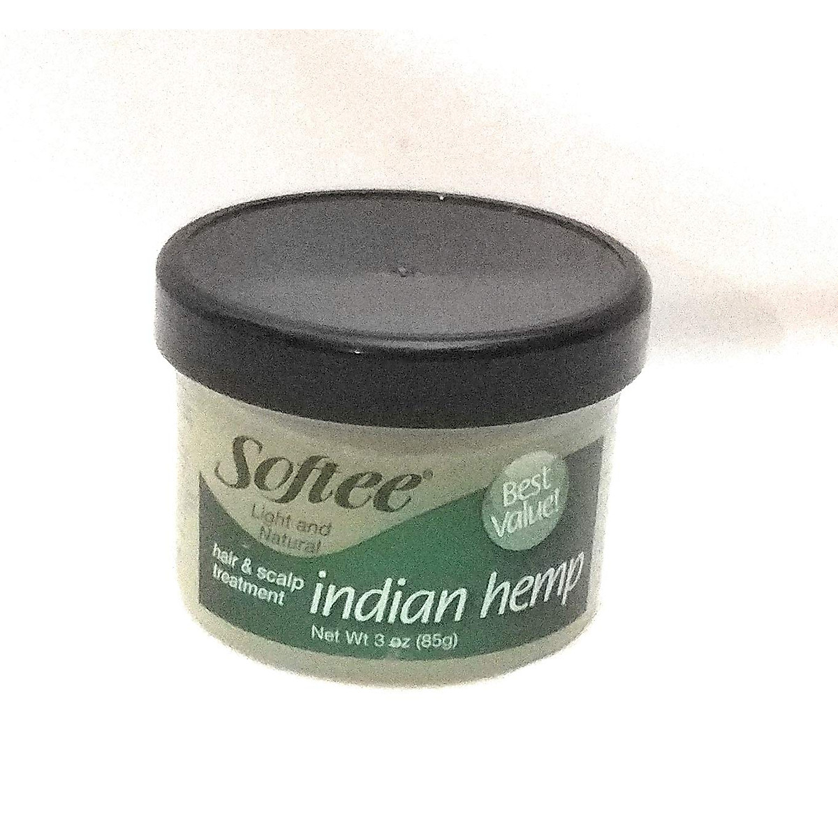Softee indian hemp hair & scalp treatment 3 ounce, Green, 3 Ounce
