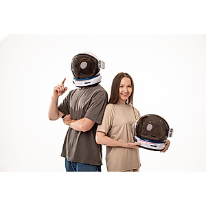 AEROSQUAD Kids Astronaut Costume with Helmet, NASA Space Helmet Suit for Kids & Adults with LED Lights, Movable Visor & Mission Sounds Astronaut Suit Kids, Role Play Halloween Dress for Boys & Girls.