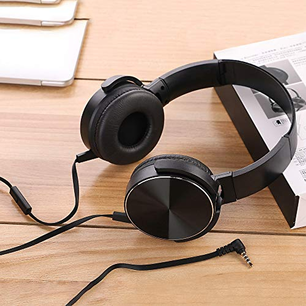 Factorymall Wholesale Bulk Headphones with Microphone 24 Pack for Classroom，Durable Headsets Class Set for School Students Kids and Adult（24 Black）